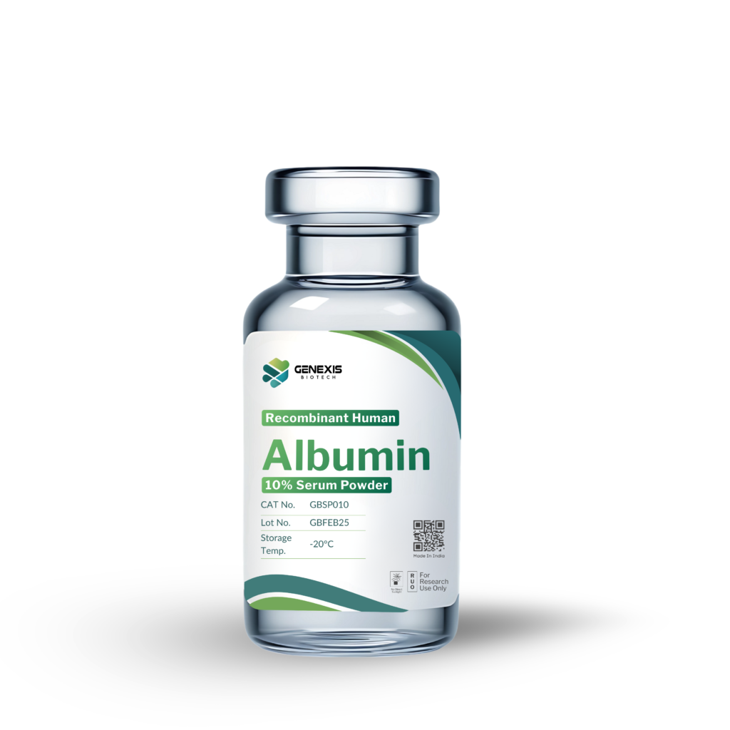 10 % Human Serum Albumin Powder - Genexis Biotech | FBS Alternative ...