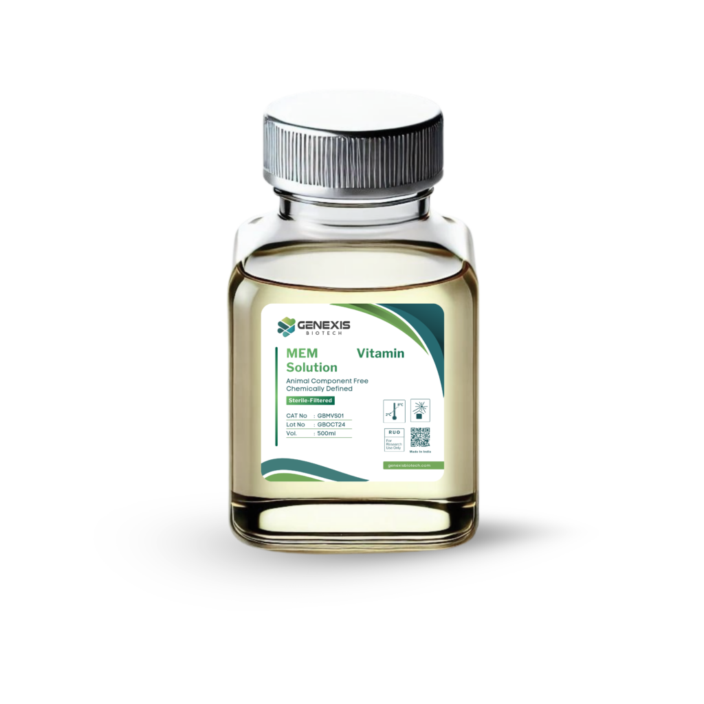 MEM Vitamin Solution - Genexis Biotech | FBS Alternative | Growth ...