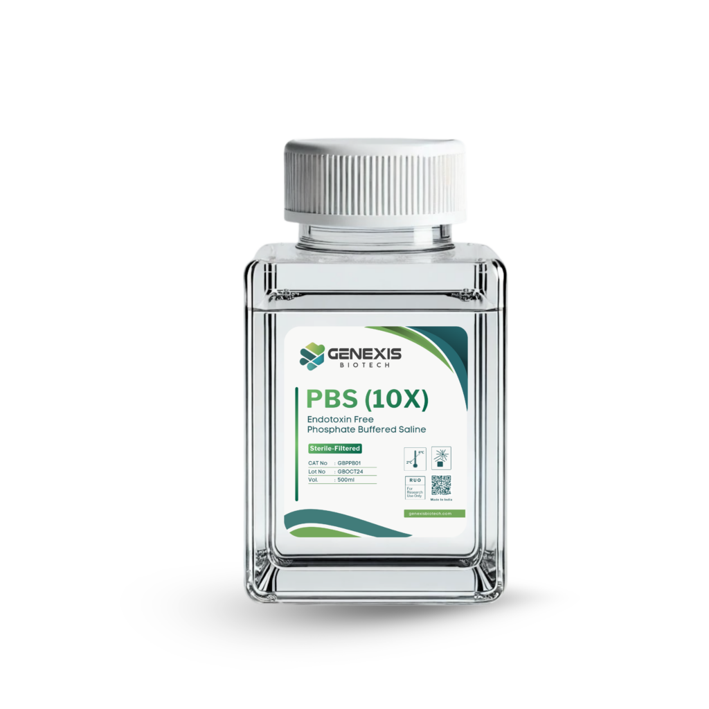 PBS (10X) Endotoxin Free - Genexis Biotech | FBS Alternative | Growth ...
